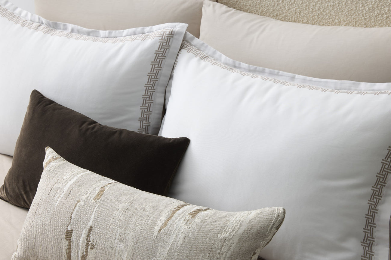 Domani Home Castel Taupe Custom Accent Pillow Case