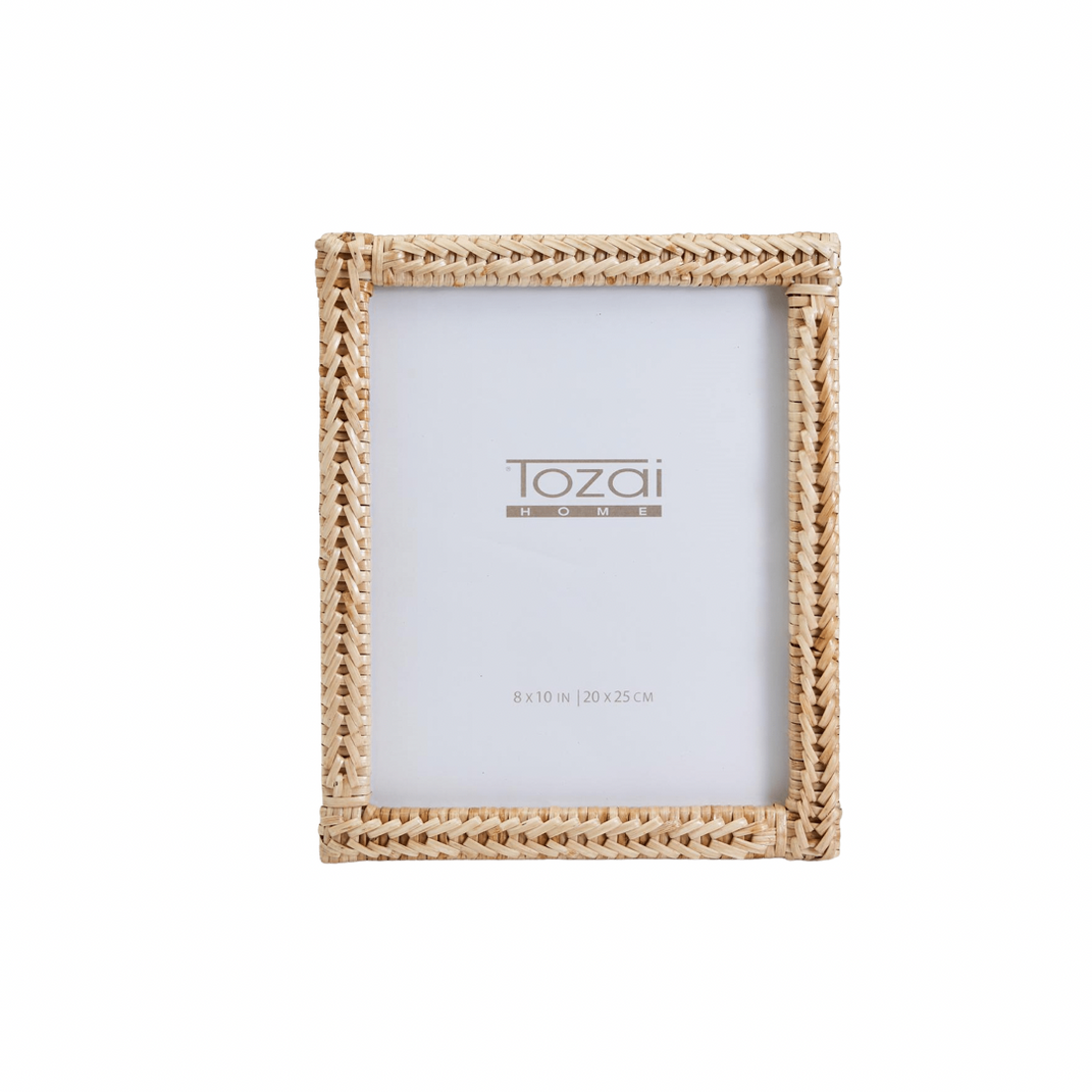 Woven Rattan Photo Frame — Domani Home